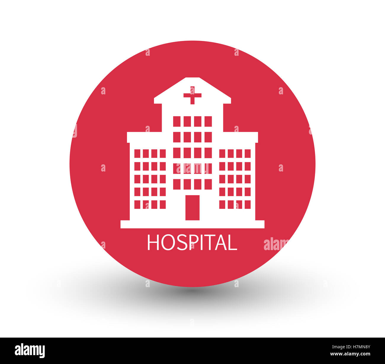 Hospitalization icon hi-res stock photography and images - Alamy