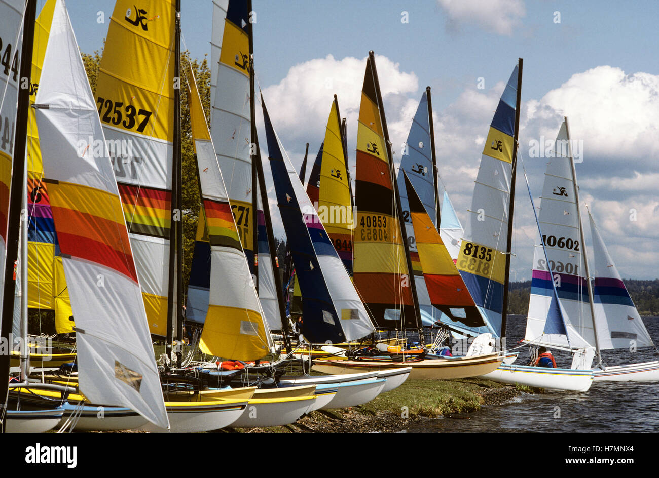 Colorful sails hi-res stock photography and images - Alamy