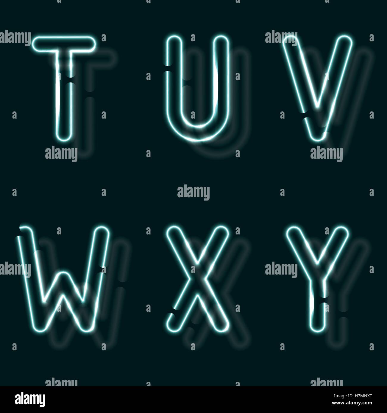 Neon letter y hi-res stock photography and images - Alamy