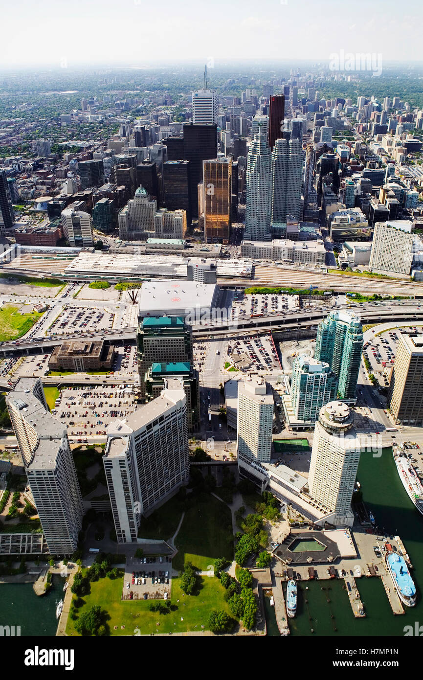 Aerial toronto city center hi-res stock photography and images - Alamy