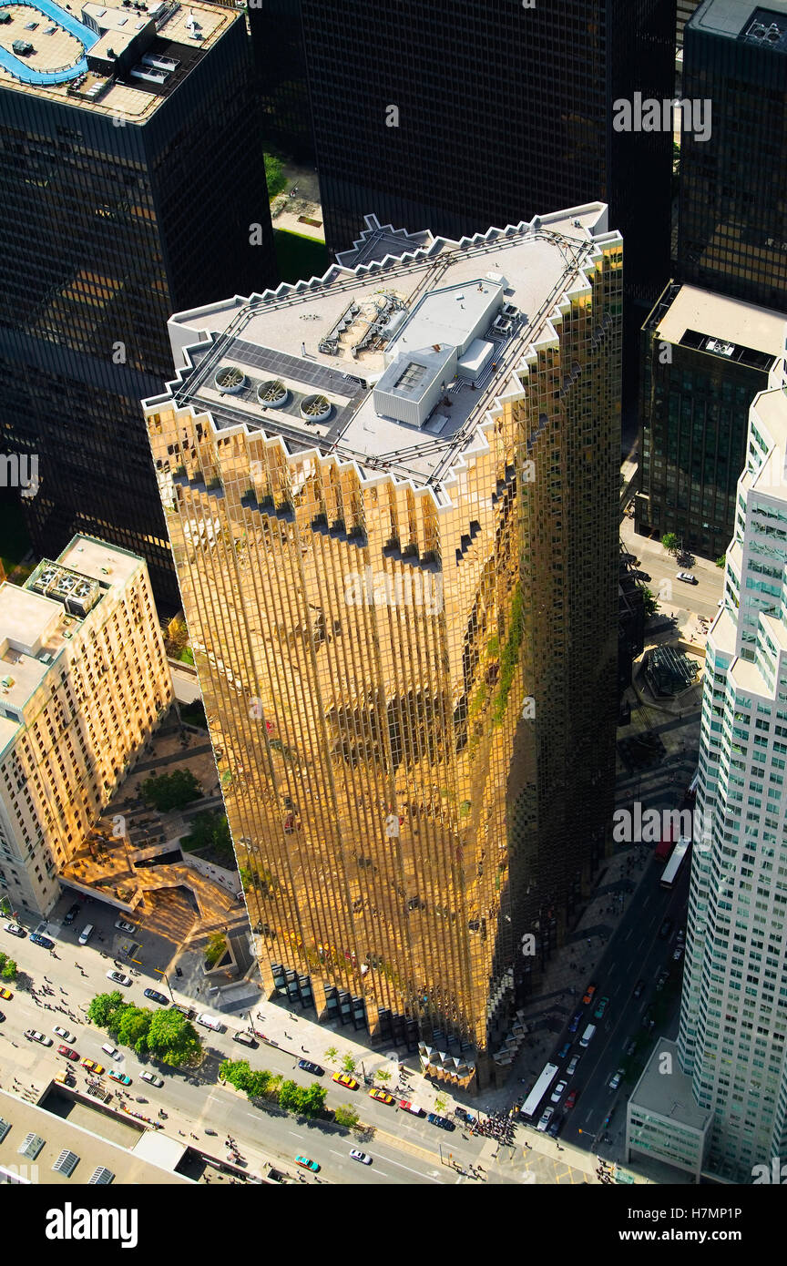 Aerial view of the financial center in Toronto Ontario Canada Stock ...