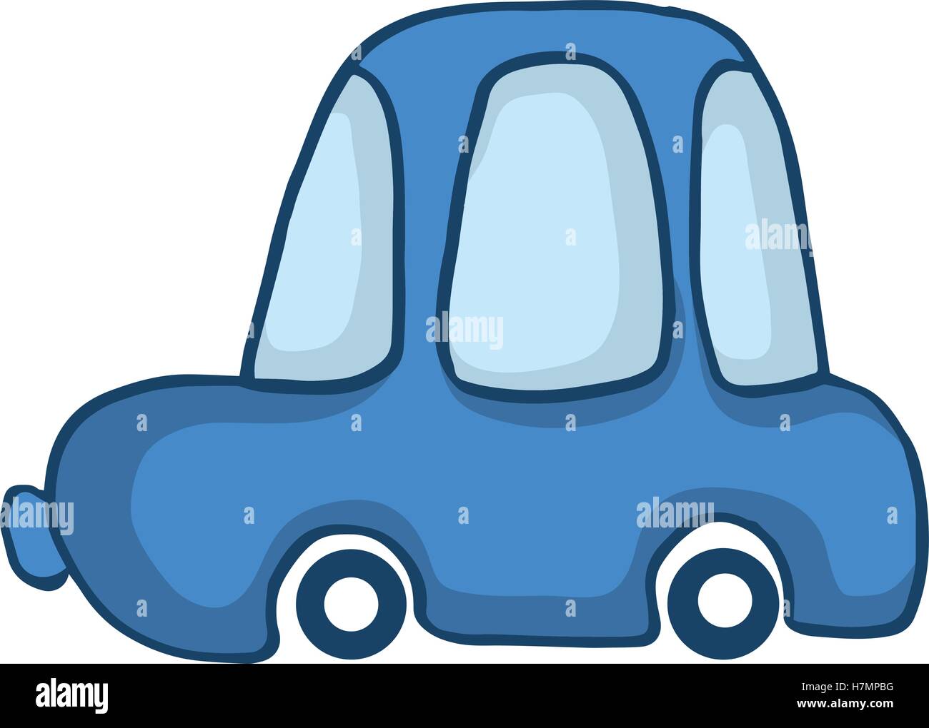 Blue car for kids design vector illustration Stock Vector Image & Art ...