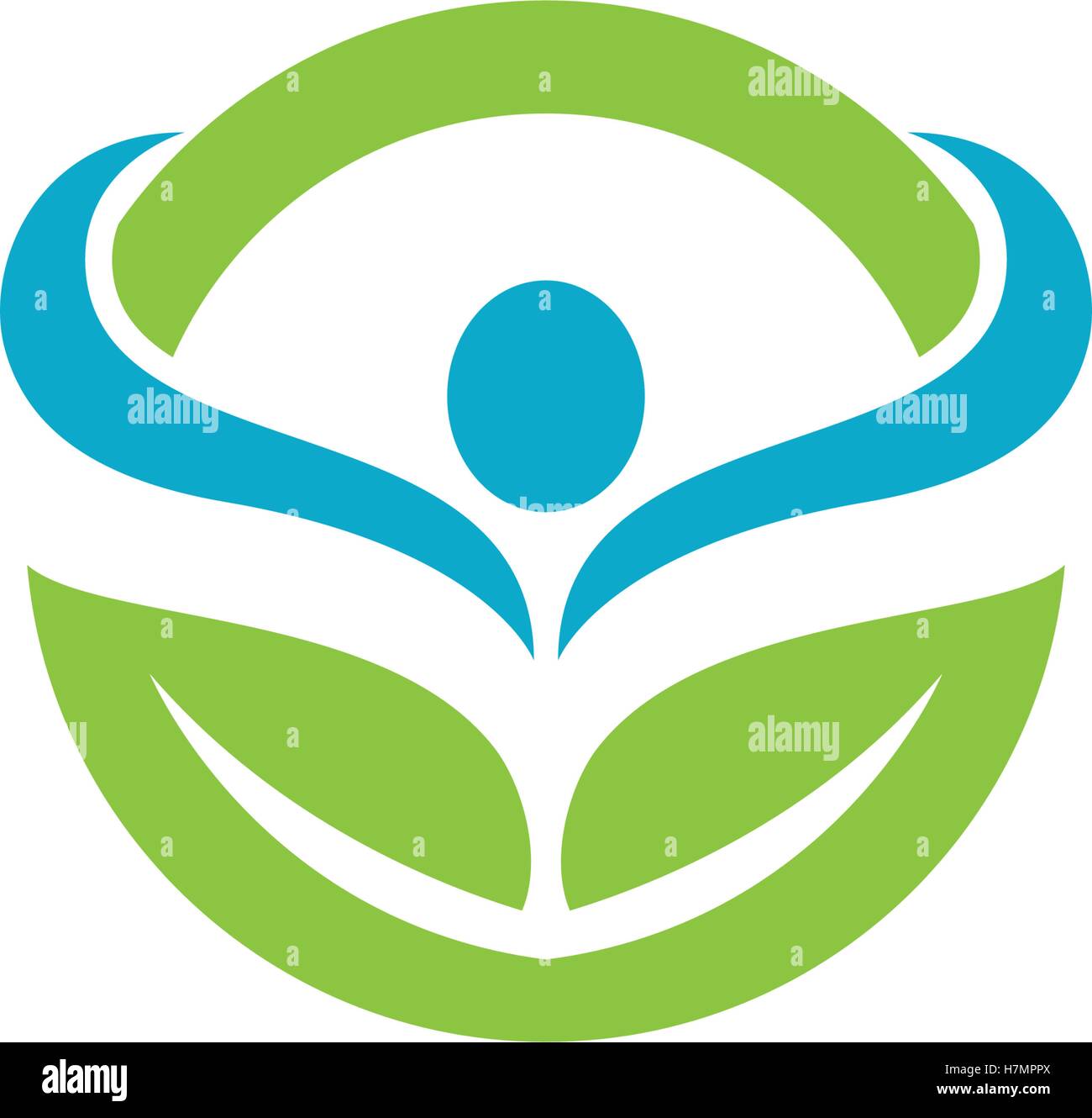 Healthy Life Logo Stock Vector Image & Art - Alamy