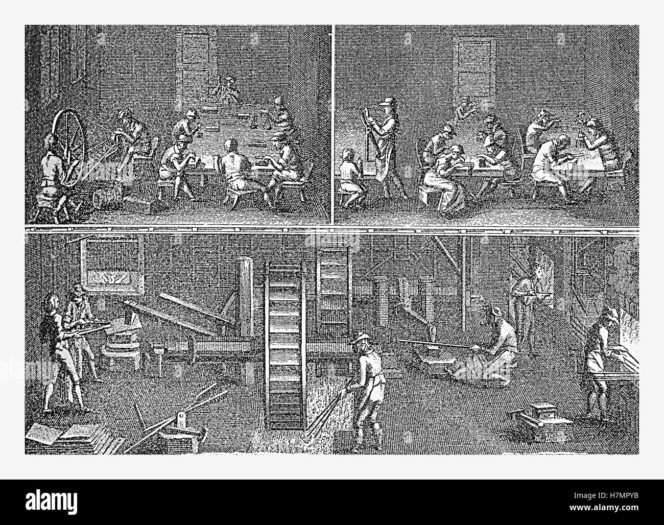 XVIII Century Industry Development In Germany Iron Sheet And Hammer xviii-century-industry-development-in-germany-iron-sheet-and-hammer