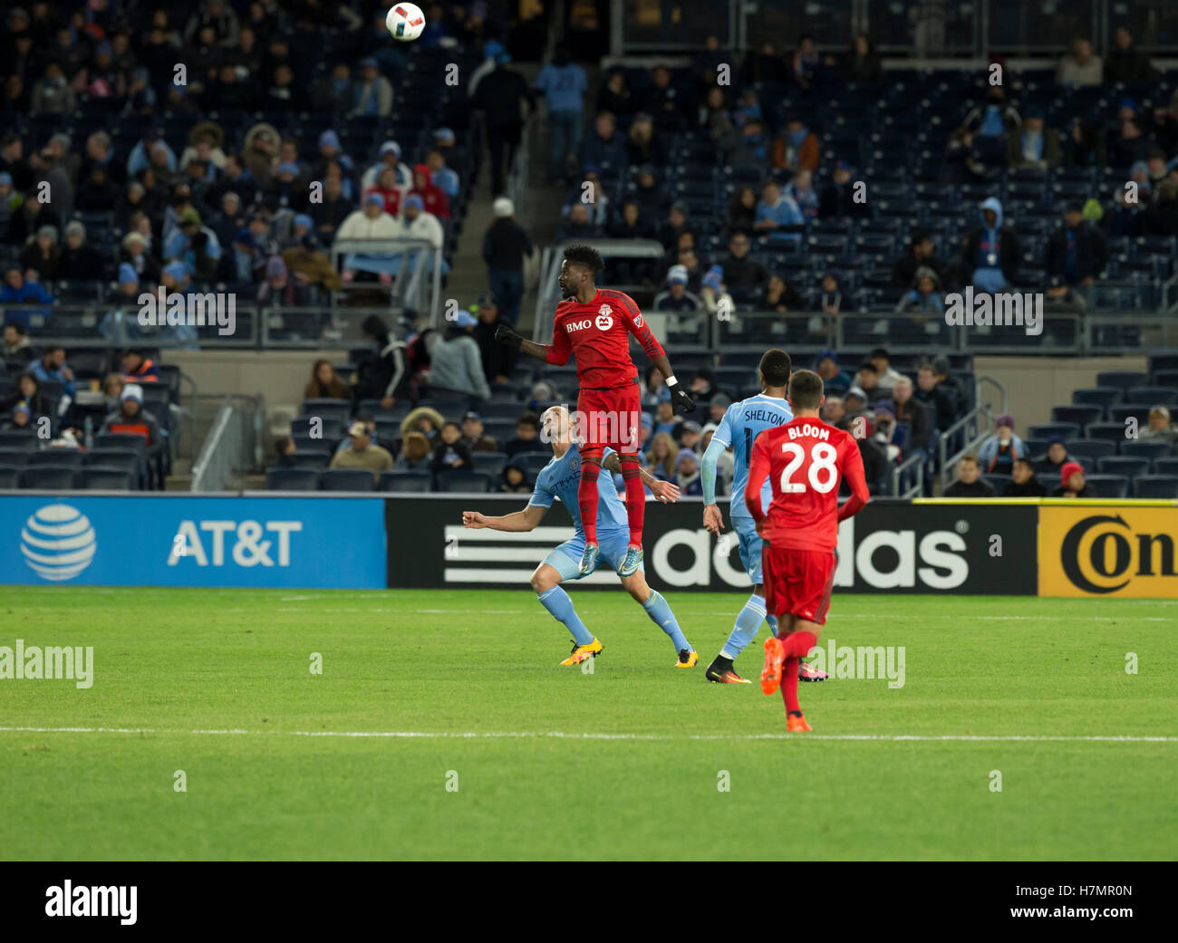 New York, United States. 06th Nov, 2016. Tosaint Ricketts (87) of ...