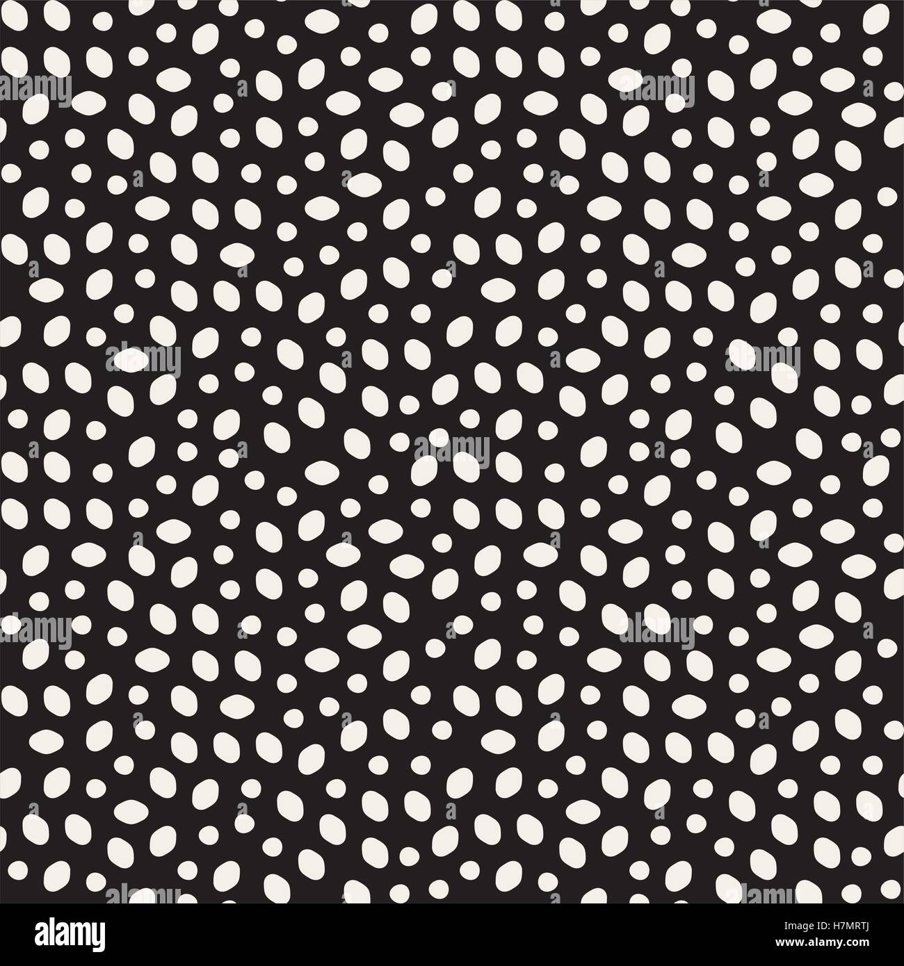 Vector Seamless Black And White Irregular Jumble Ellipses and Circles ... Vector Seamless Black And White Irregular Jumble Ellipses and Circles ...