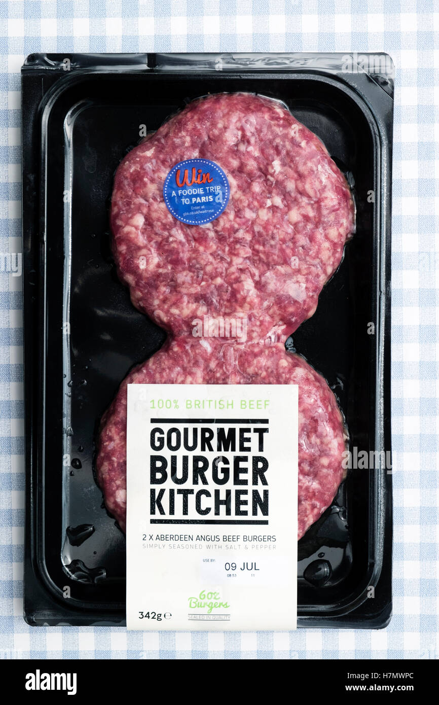 Gourmet Burger Kitchen Stock Photo - Alamy