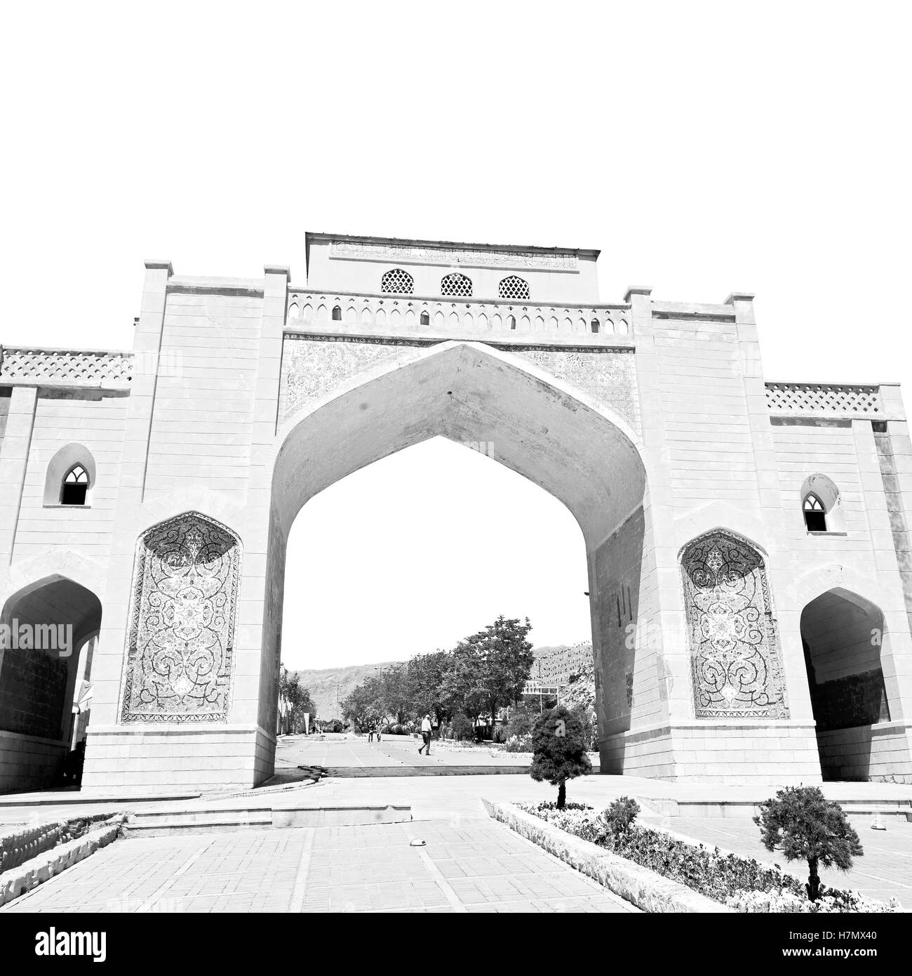 in iran shiraz the old gate arch historic entrance for the old city and ...