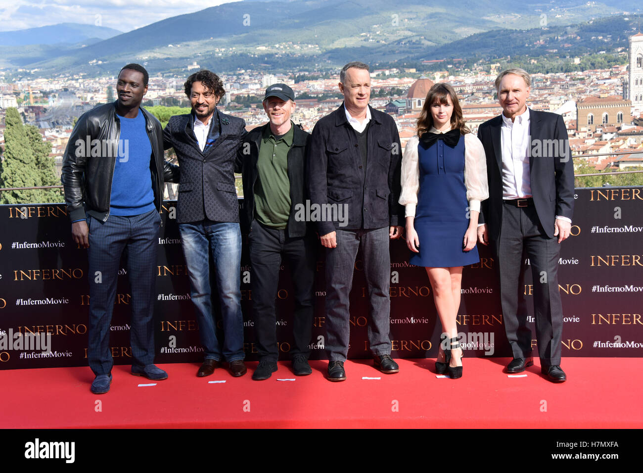 Omar Sy, Irrfan Khan, Ron Howard, Tom Hanks, Felicity Jones and Dan ...