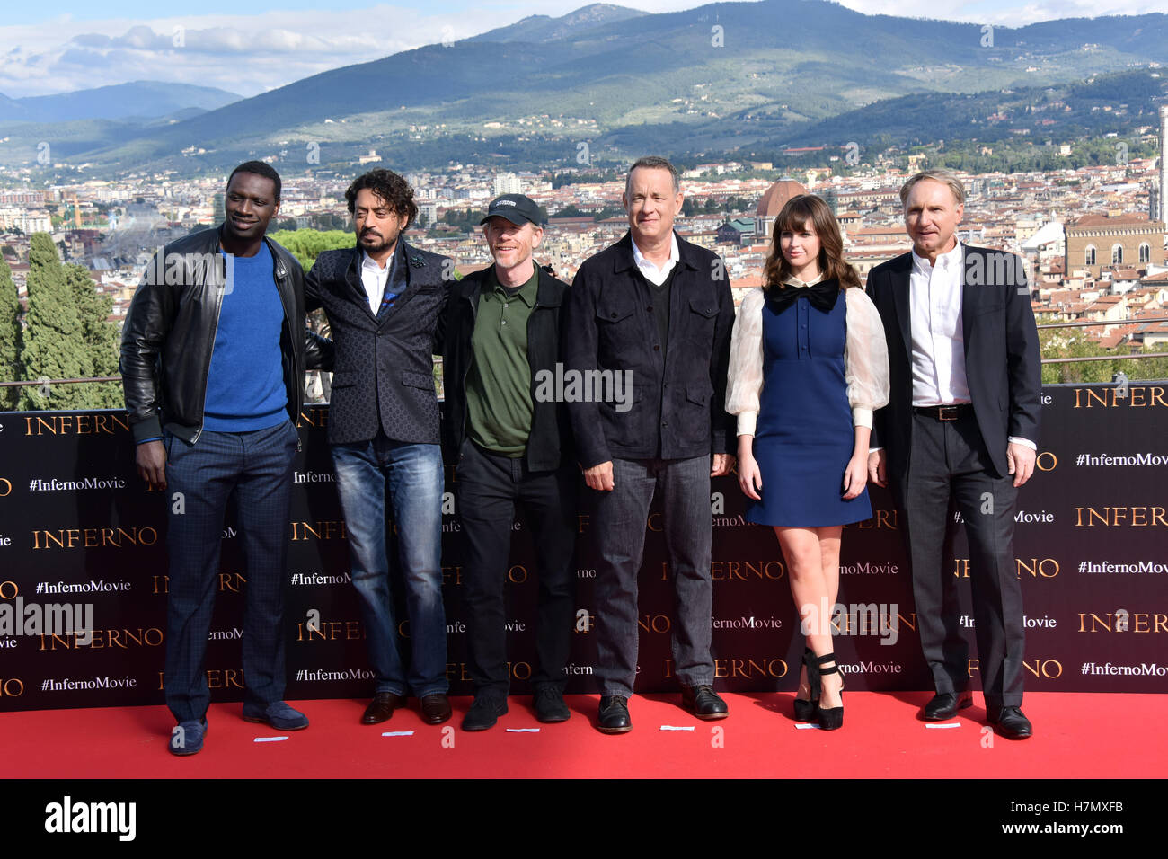 Omar Sy, Irrfan Khan, Ron Howard, Tom Hanks, Felicity Jones and Dan ...