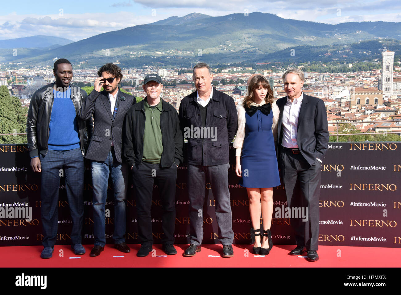 Omar Sy, Irrfan Khan, Ron Howard, Tom Hanks, Felicity Jones and Dan ...