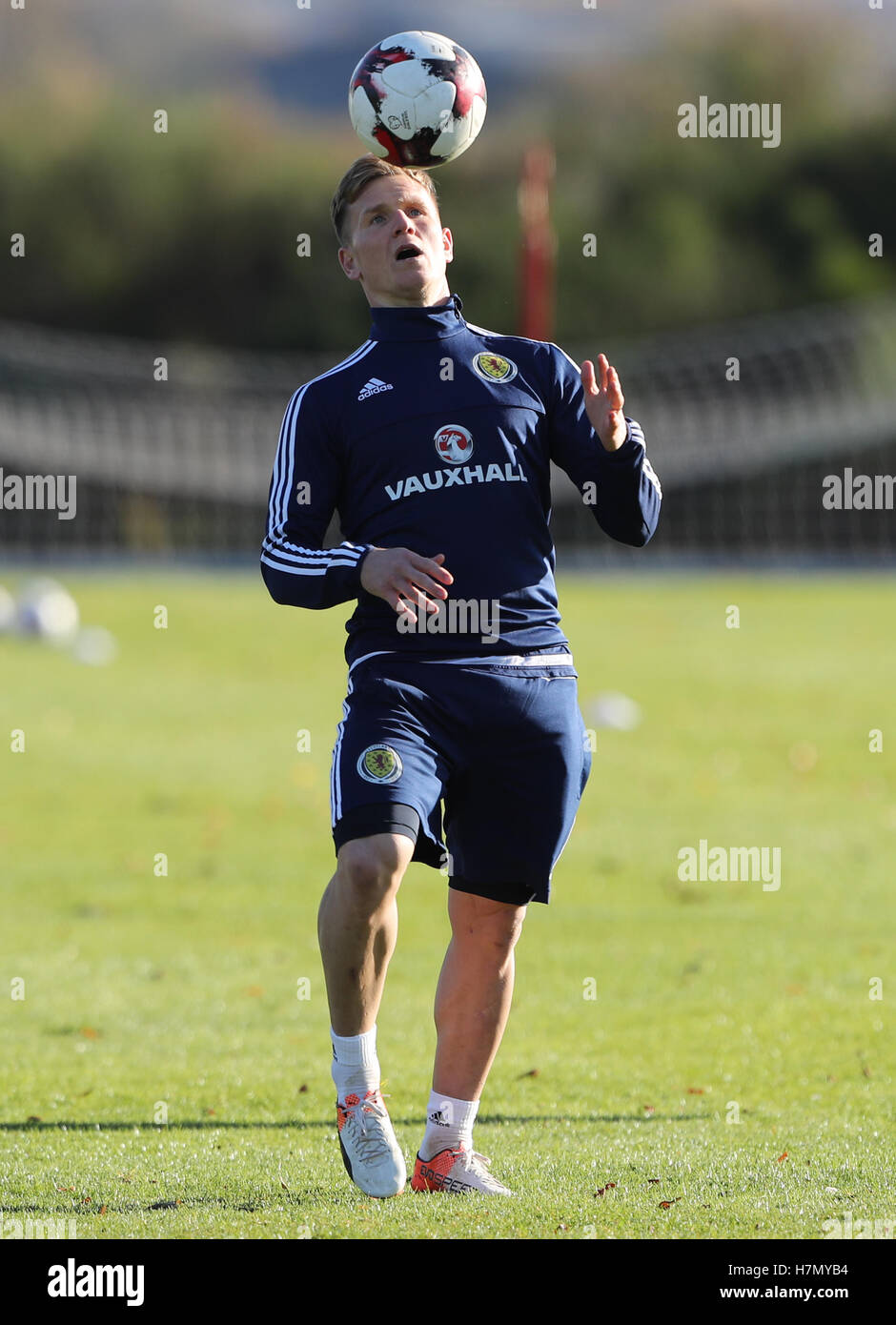 Scotland's Matt Ritchie during the training session at Mar Hall ...