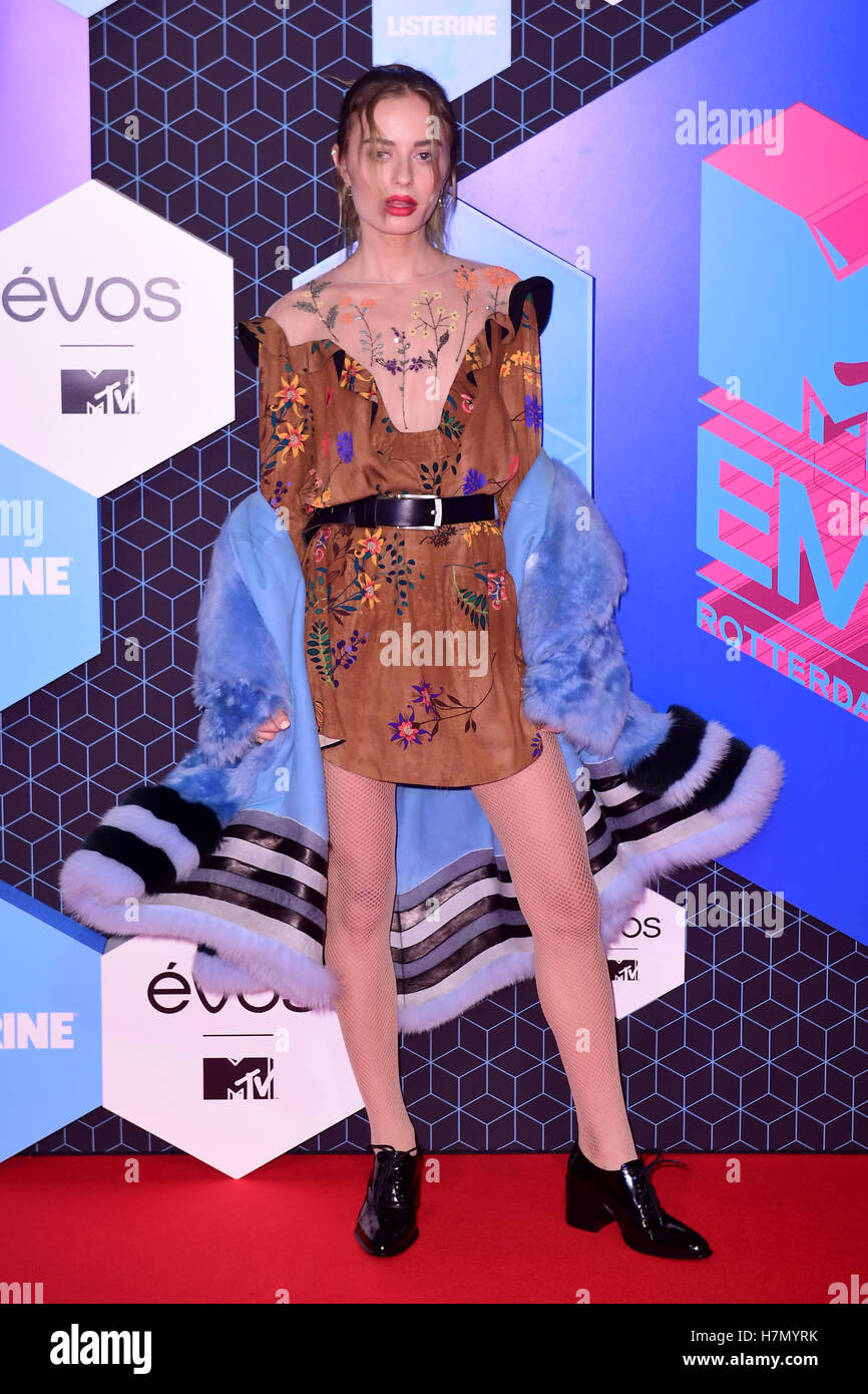 Sonya Esman attending the European MTV Europe Music Awards, held at the ...