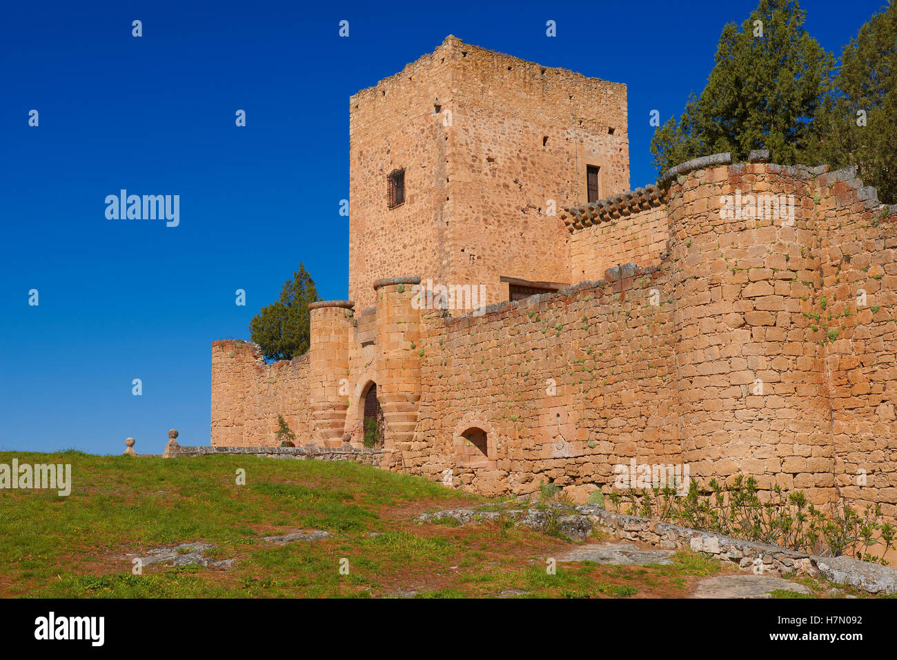 Pedraza, Castle, Ignacio Zuloaga Museum, Segovia Province, Castille ...