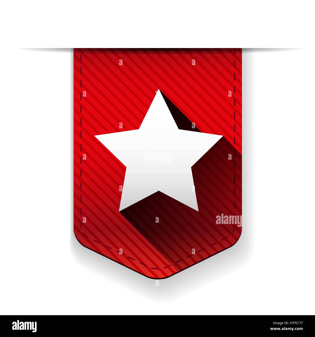 Star ribbon insignia vector Stock Vector Image & Art - Alamy
