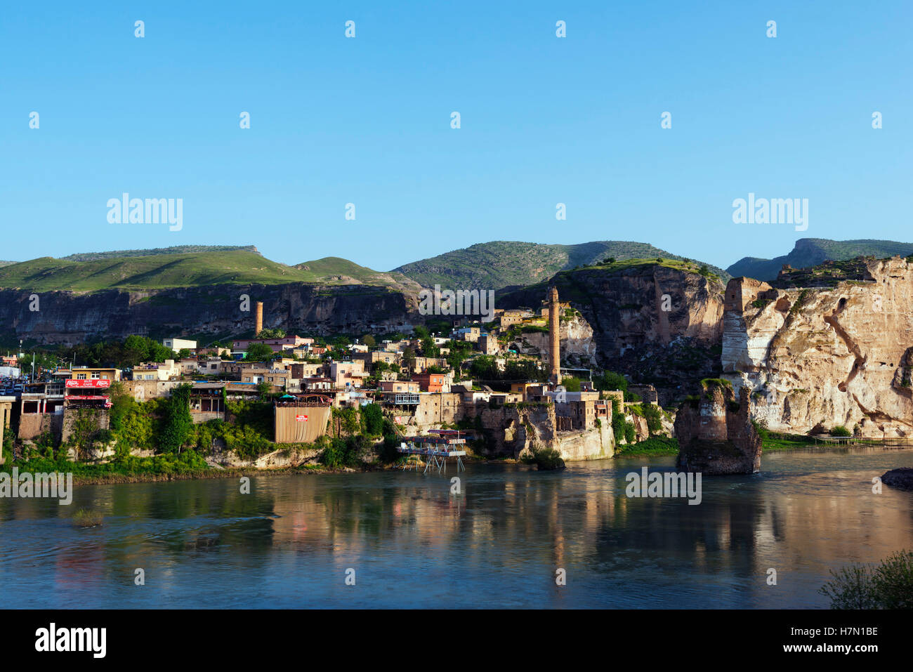 Turkey, Eastern Anatolia, Hasankeyf, slated for flooding under the ...