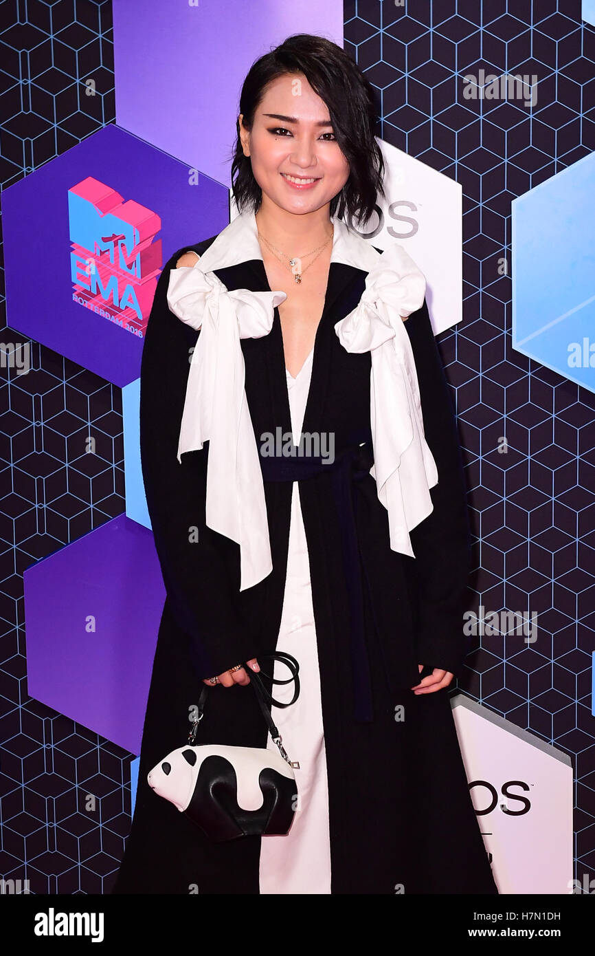 Bibi Zhou attending the European MTV Europe Music Awards at the Ahoy ...