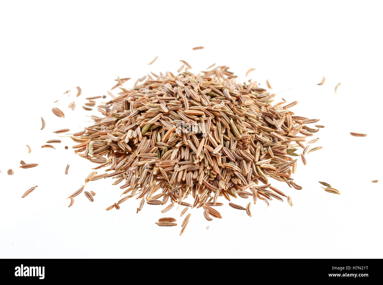 Cumin seeds isolated on white background Stock Photo - Alamy