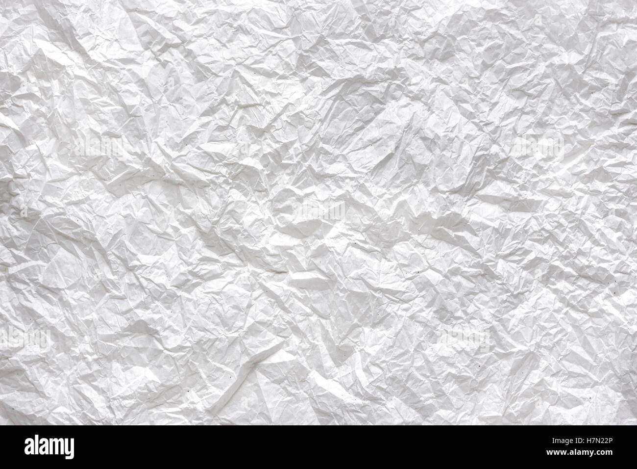 Crumpled white paper background Stock Photo - Alamy