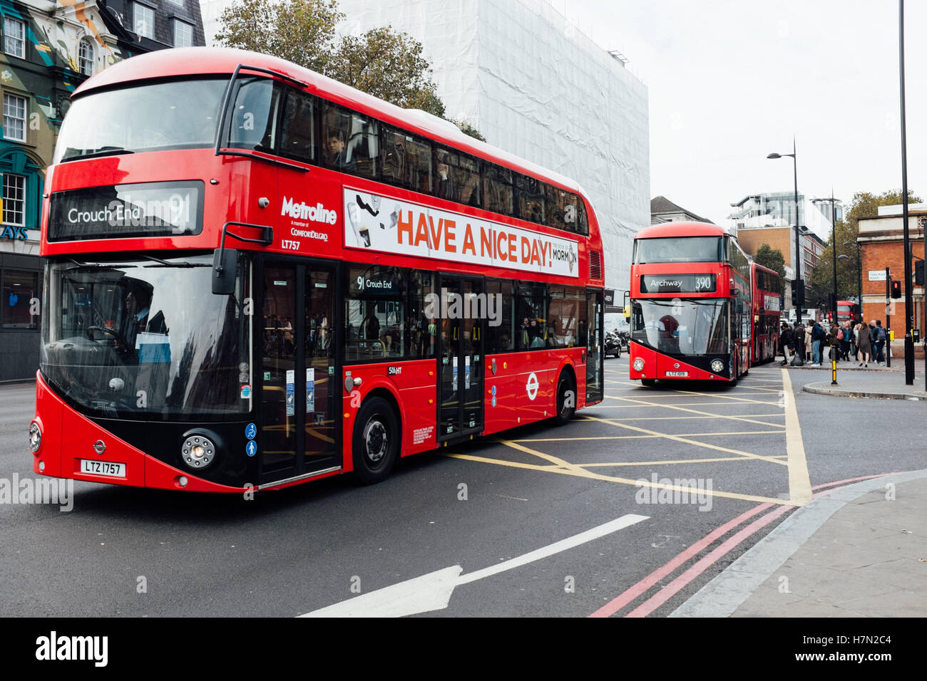 Nice london bus hi-res stock photography and images - Alamy