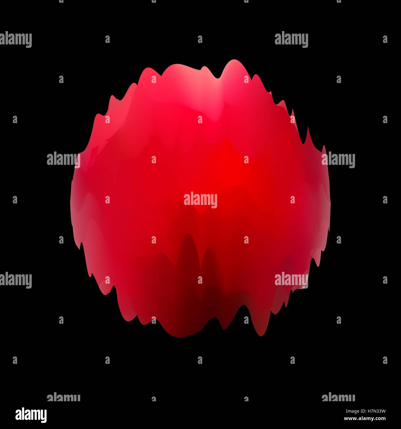 Red fluid abstract shape Stock Vector Image & Art - Alamy