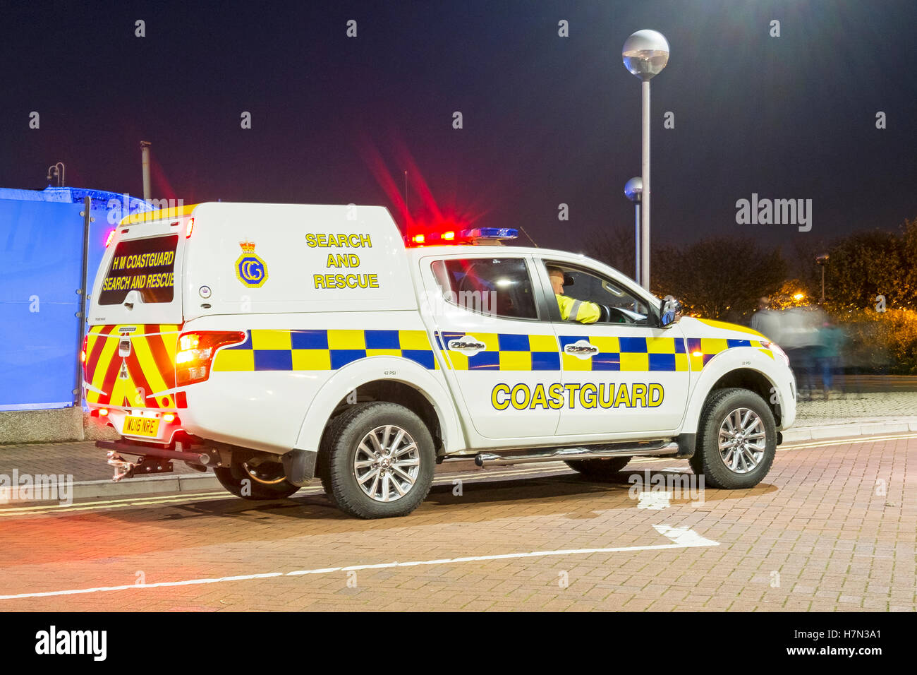 Coastguard search and rescue vehicle, UK Stock Photo - Alamy