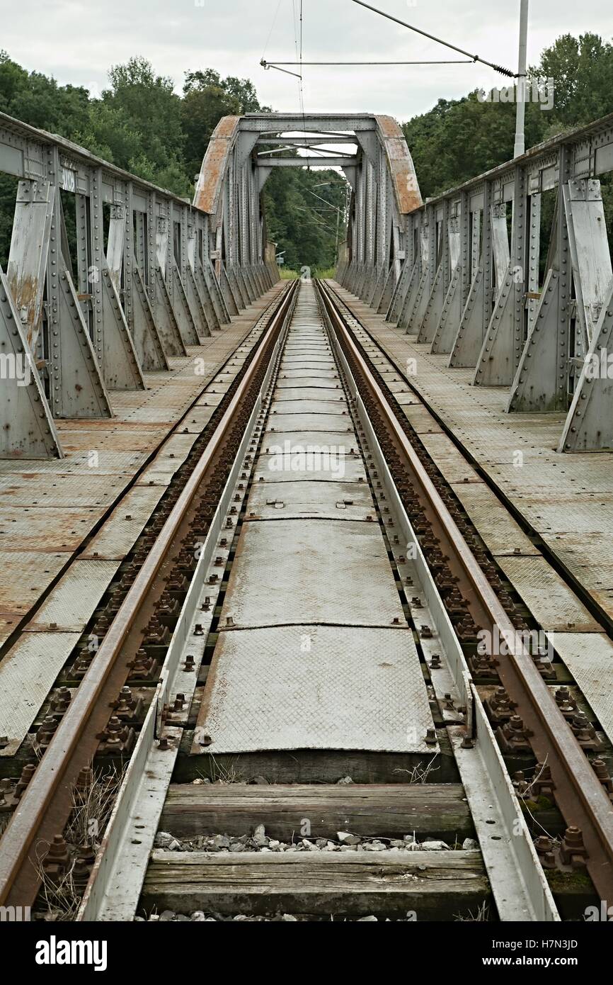 Old Railroad Bridge Stock Photo - Alamy