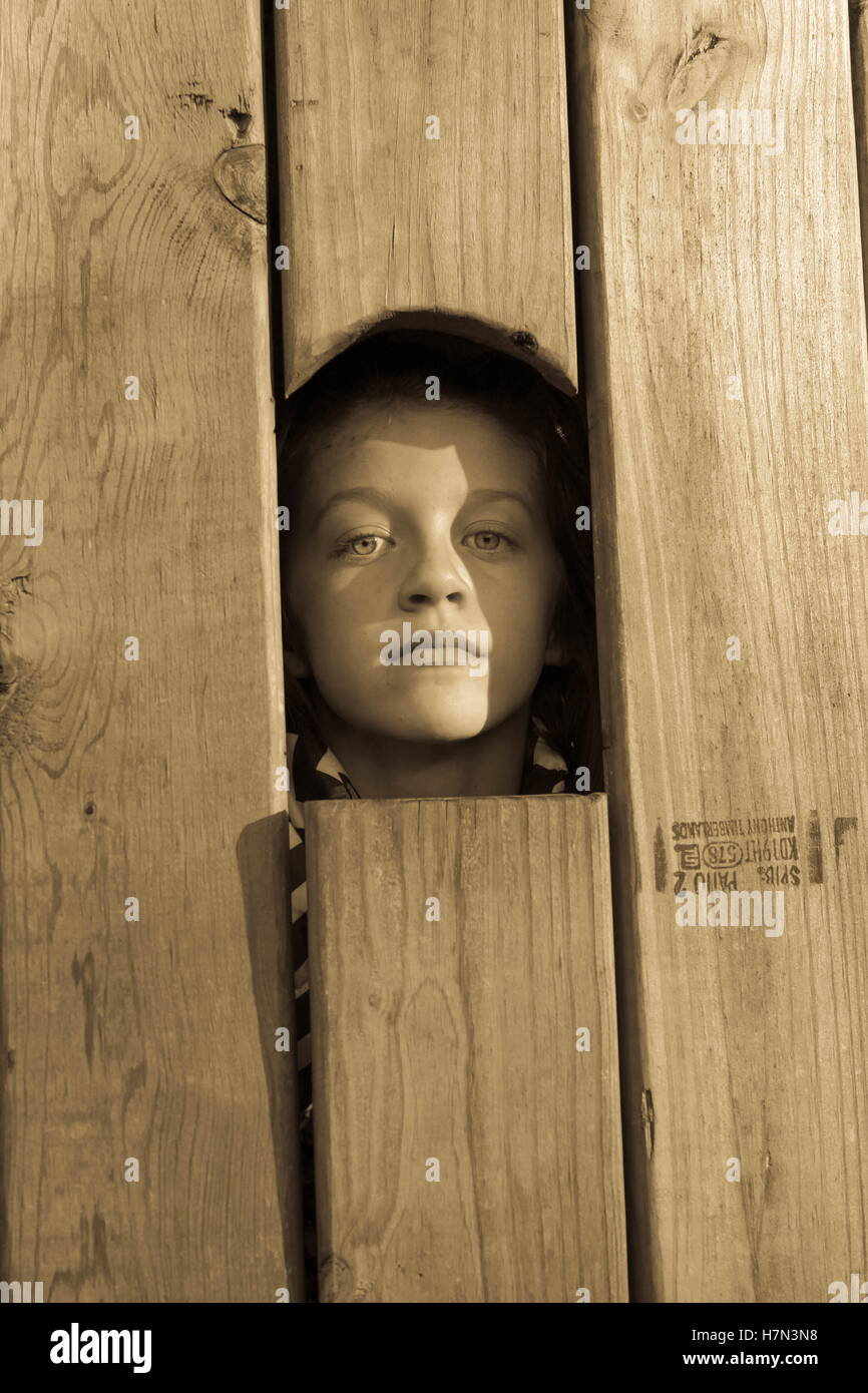 Tween girl face hi-res stock photography and images - Alamy