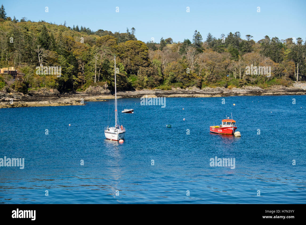Harbor of Armadale, Boats, Isle of Skye, Scotland Stock Photo - Alamy