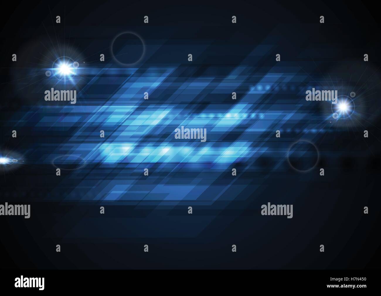 Dark blue tech background. Vector geometric design Stock Vector Image ...