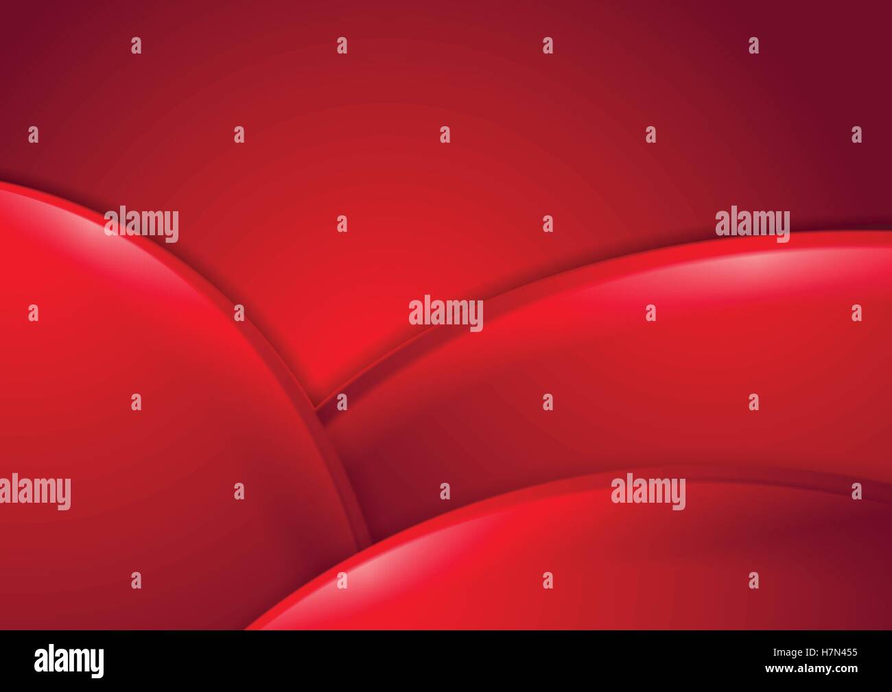 Abstract red smooth waves background. Vector corporate graphic design ...