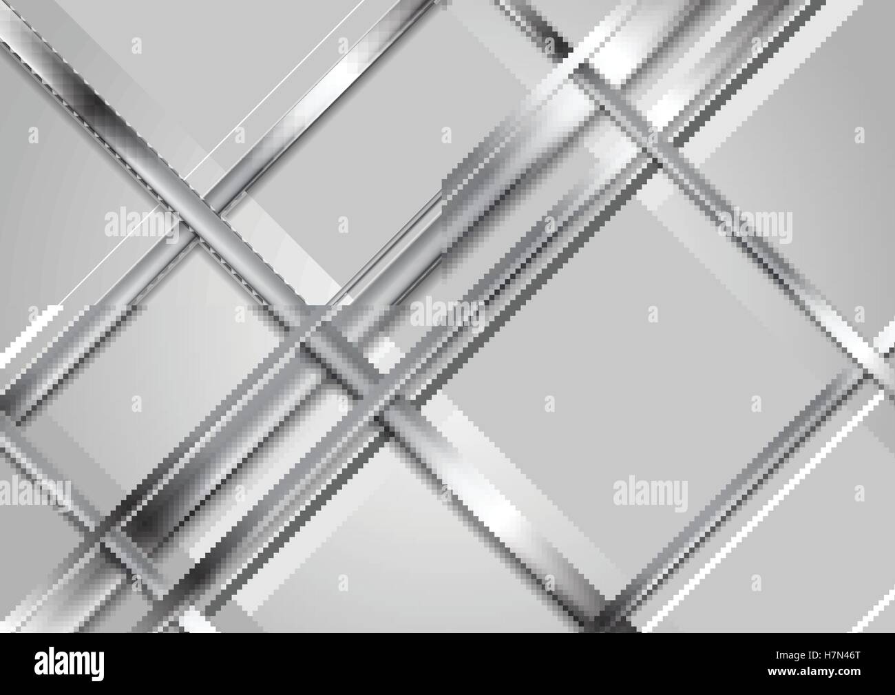 Grey tech metallic abstract elegant background. Silver metal stripes on ...