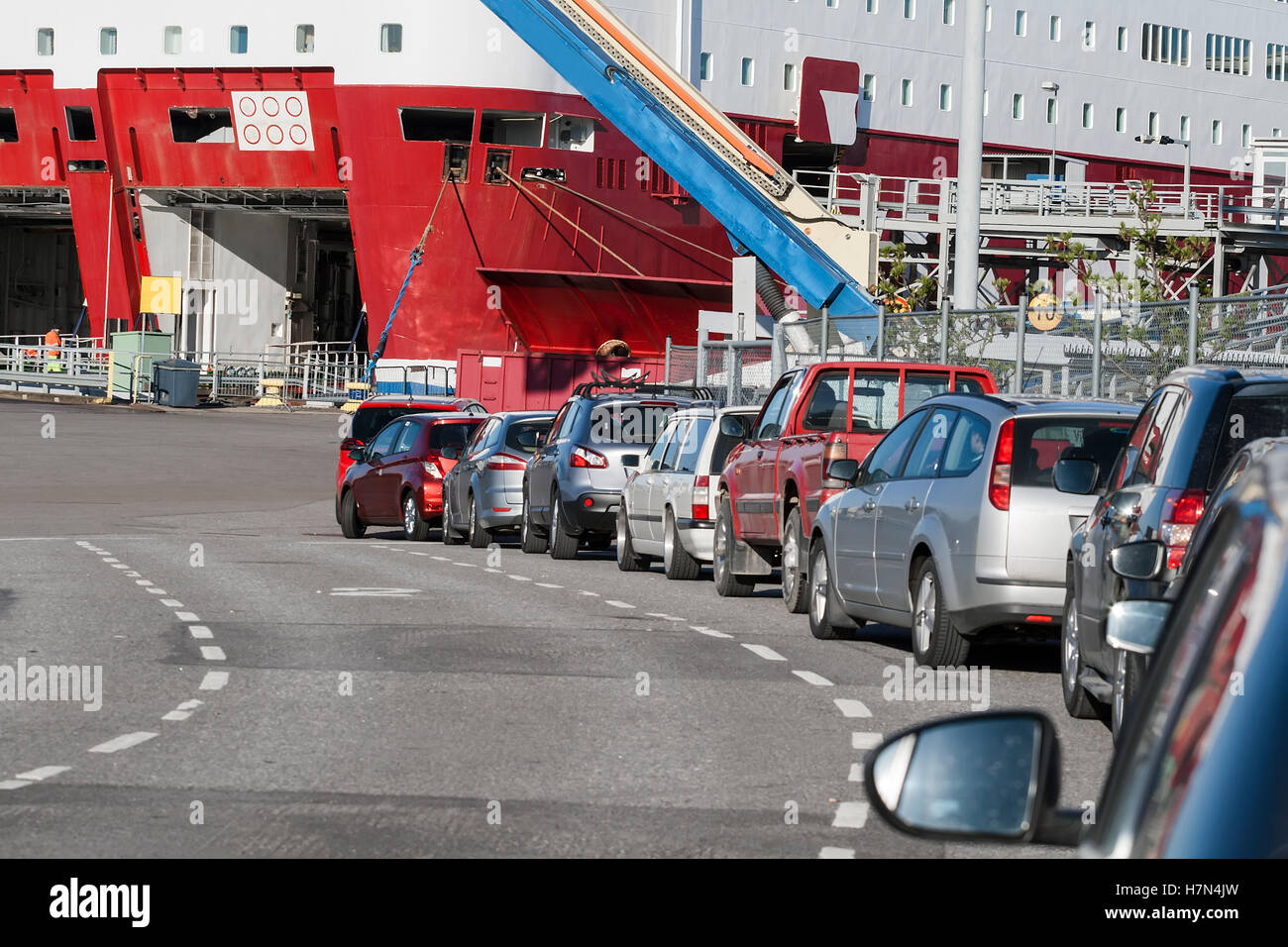 Ferry terminal logistics hi-res stock photography and images - Alamy