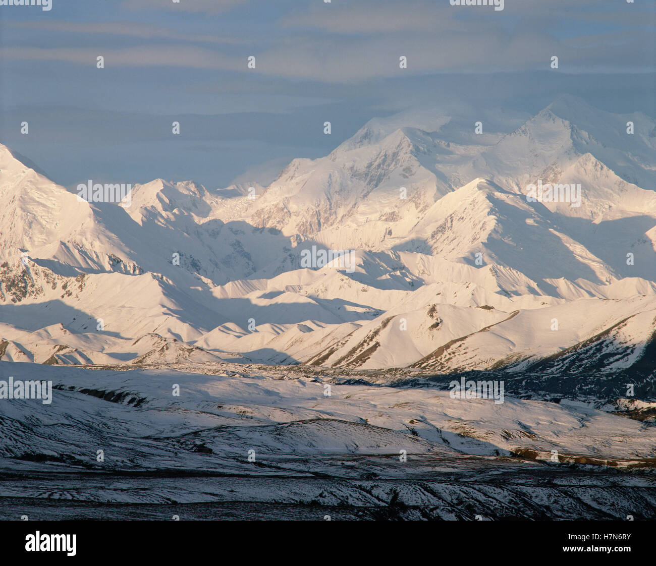Mt Denali landscape, Denali National Park and Preserve, Alaska Stock ...