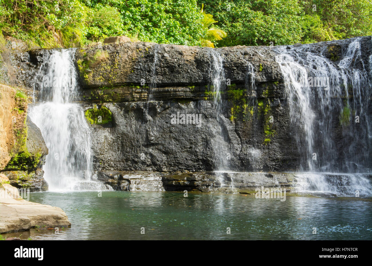 Guam USA Territory Talofofo Falls waterfalls in Talofofo in south east ...