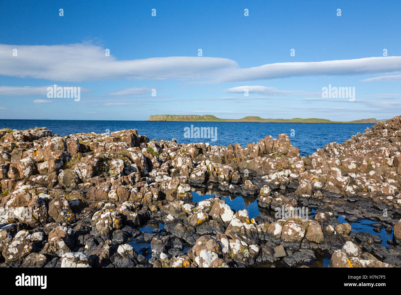 Abstract rock formation, Coral Beach, Isle of Skye, Dunvegan, Scotland ...