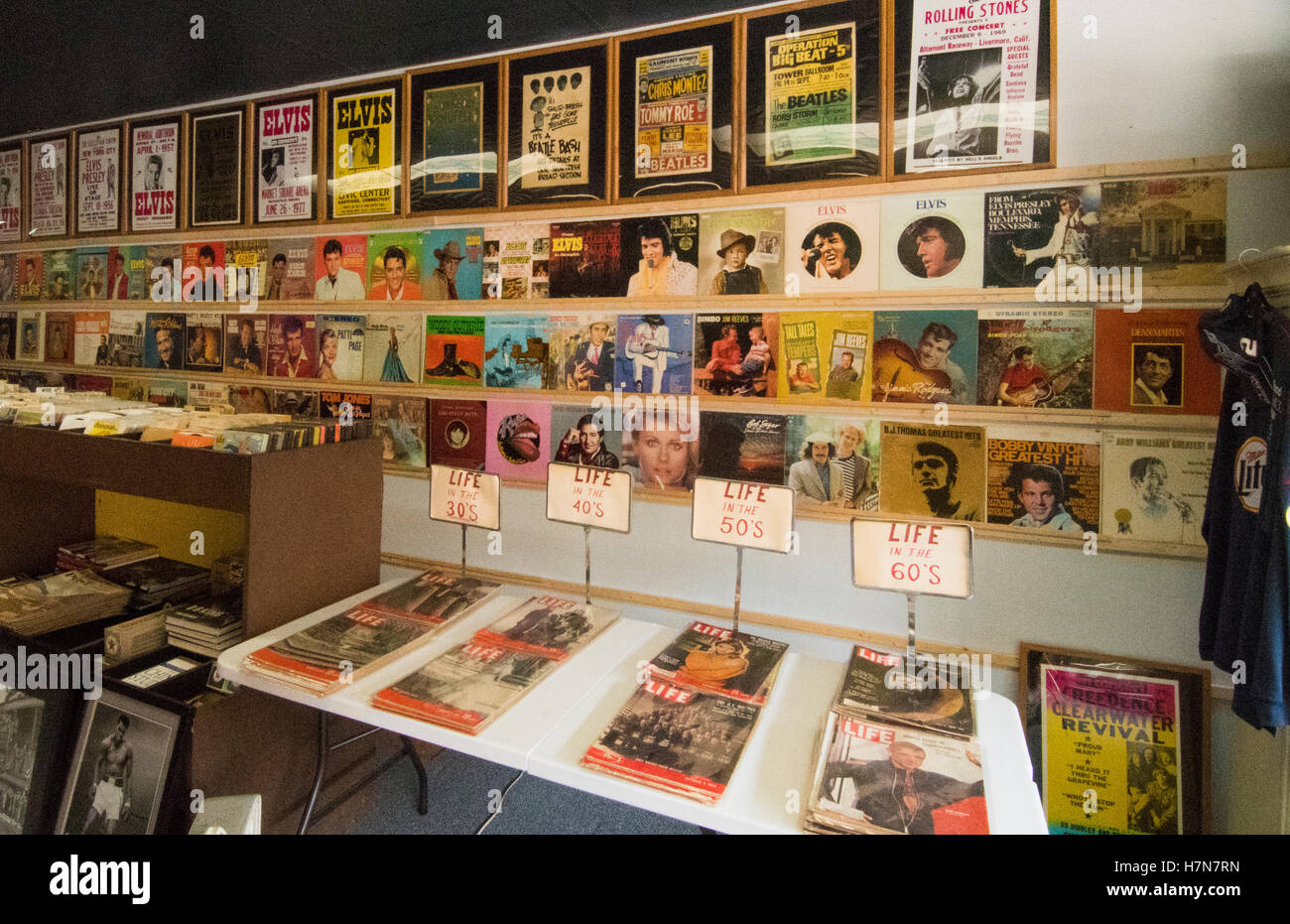 Sapulpa Oklahoma Route 66 town magazines and poster shop of the 1950s ...
