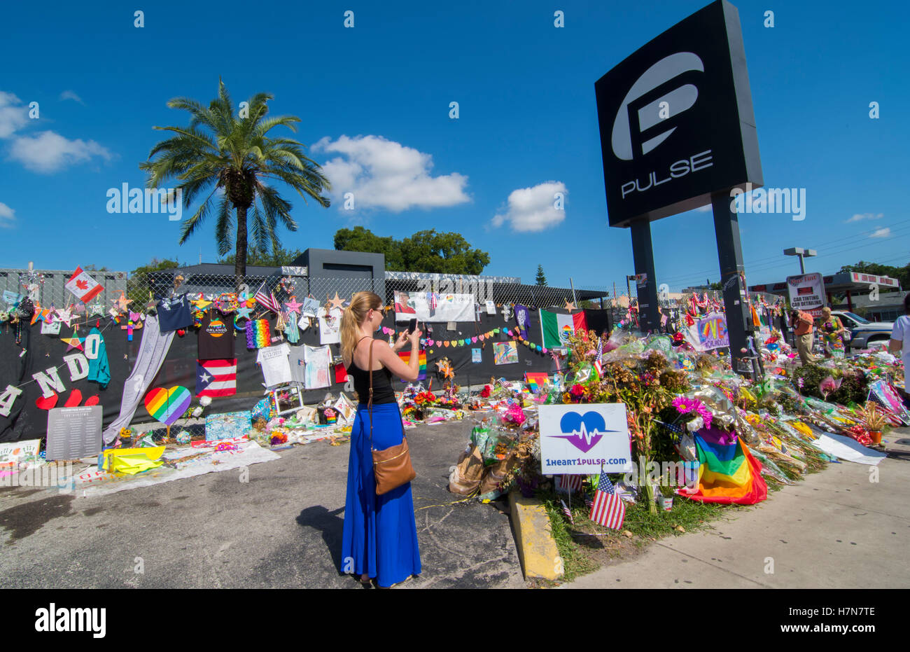 Orlando Florida Pulse night club tragedy shooting memorial at gay bar ...