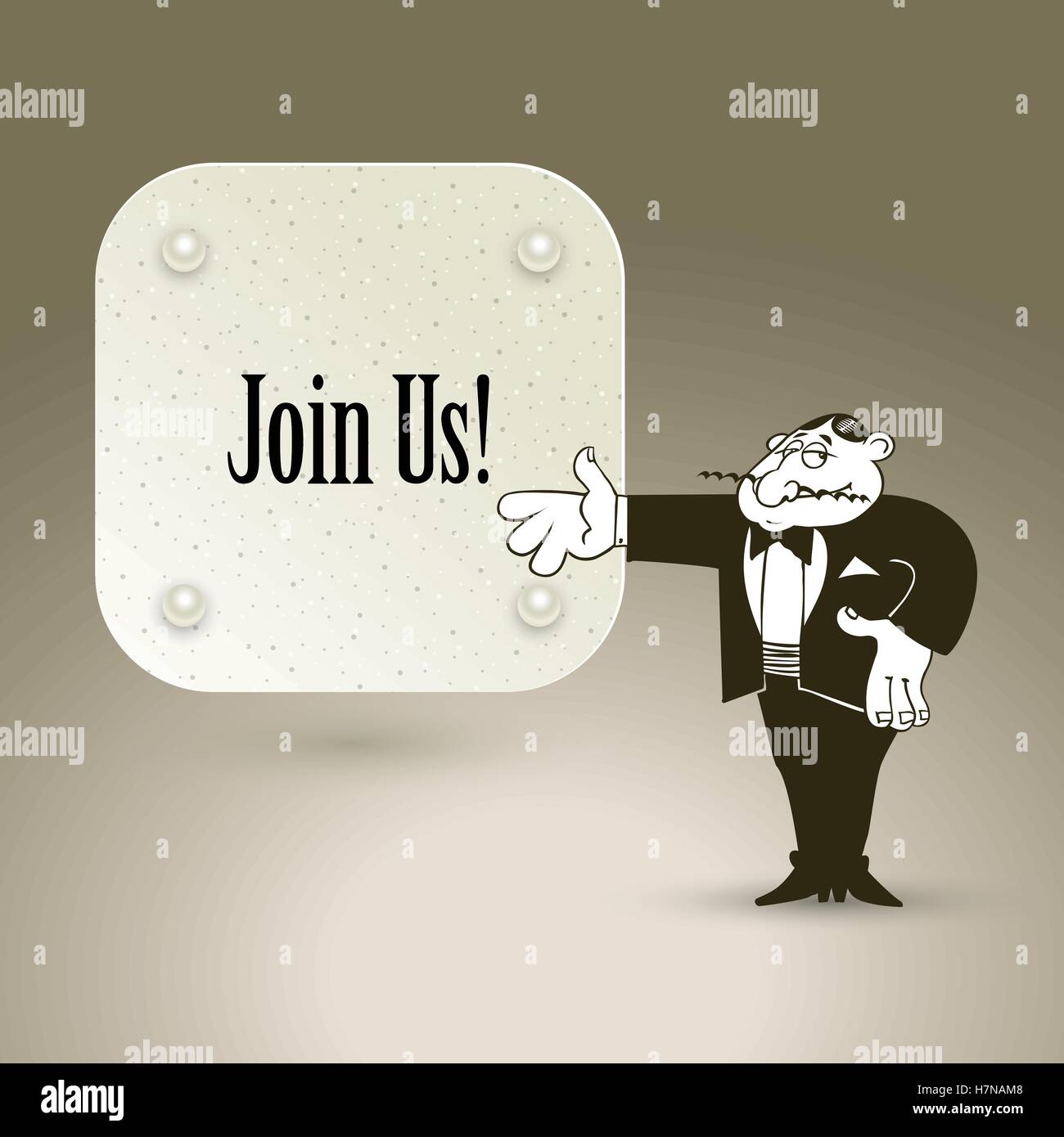 Join us cartoon hi-res stock photography and images - Alamy