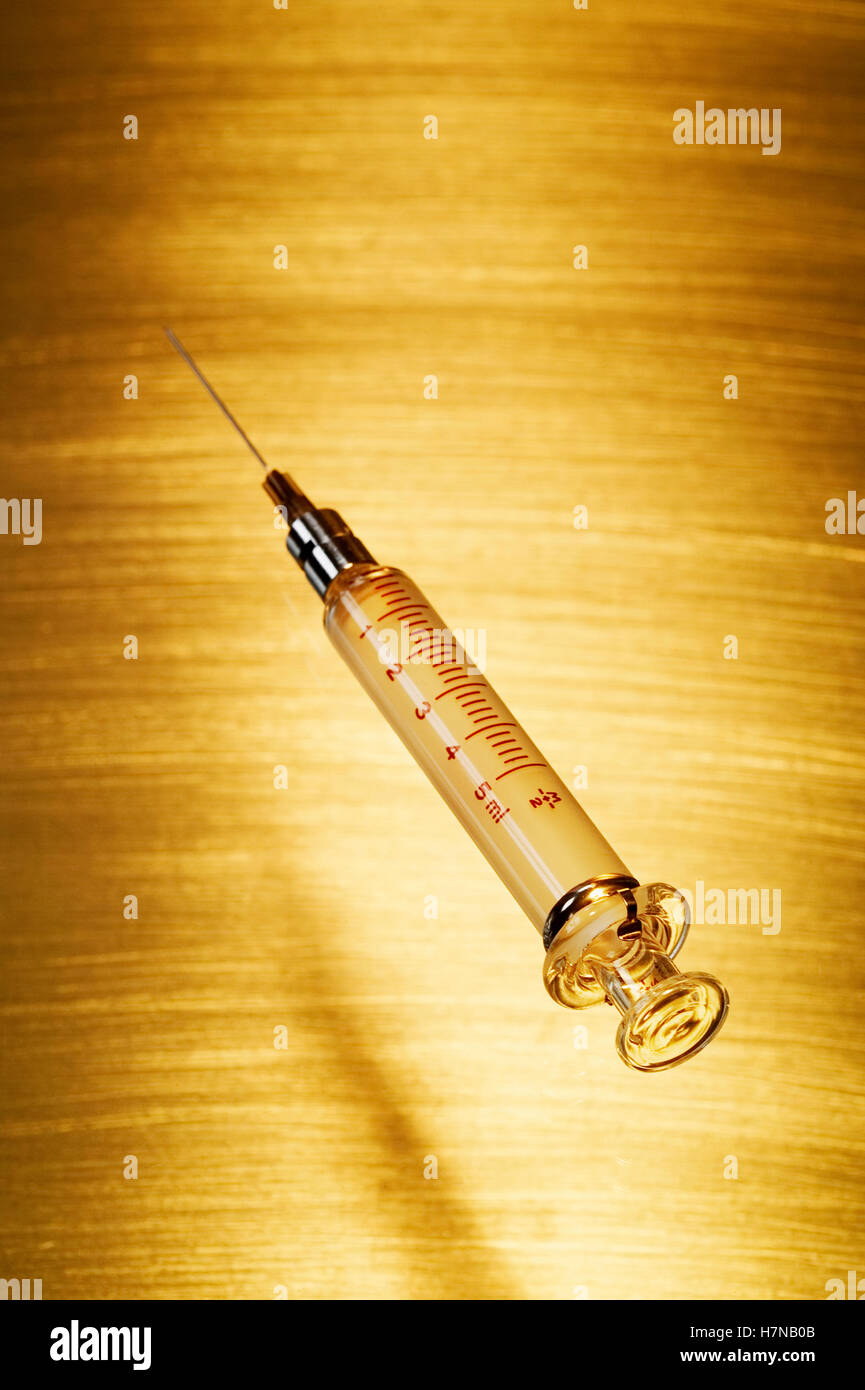 medical syringe concept Stock Photo - Alamy