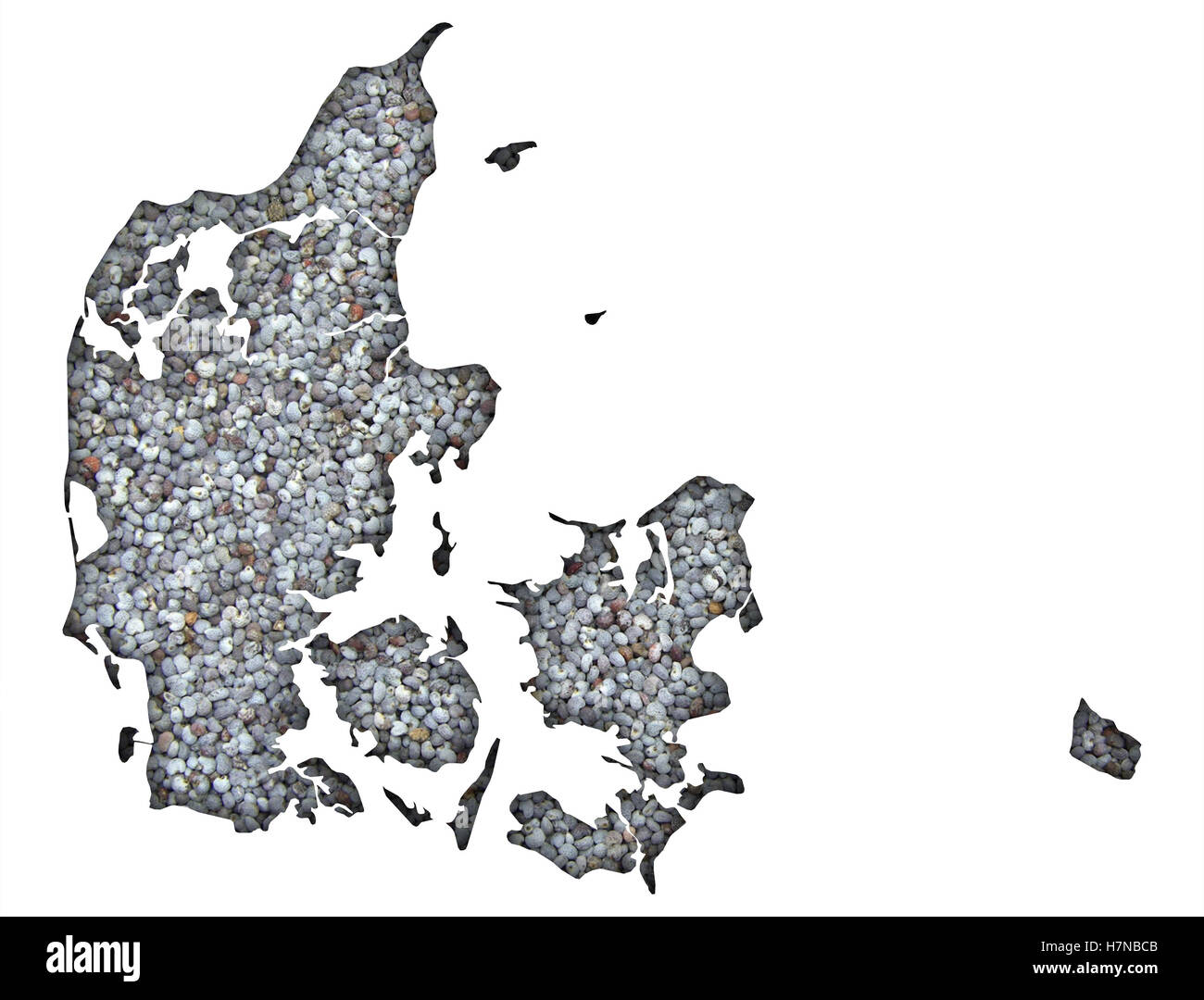 Outline map denmark hi-res stock photography and images - Alamy