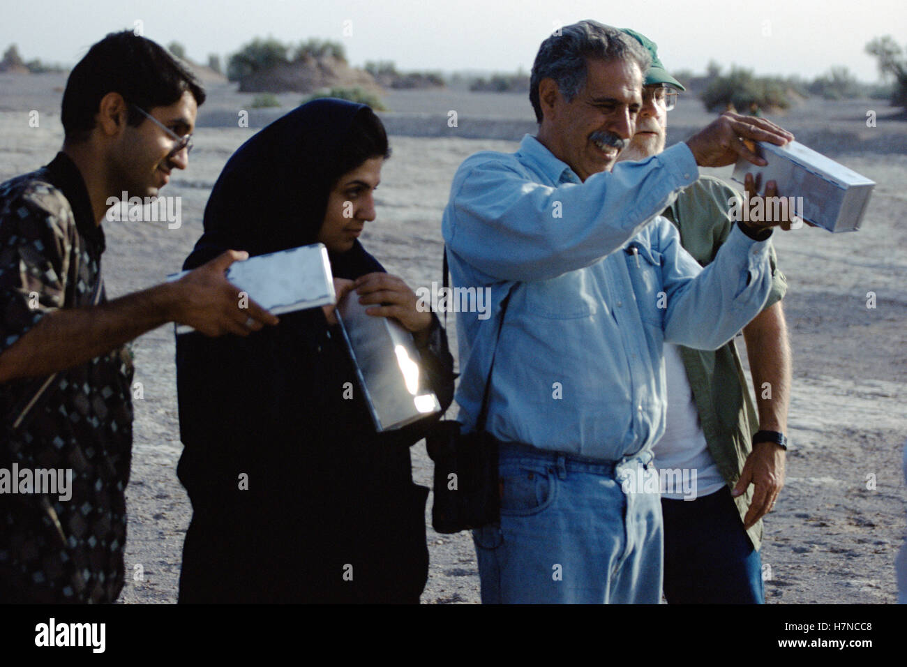 Mammal collectors line up to show Jim Patton their captured rodents ...