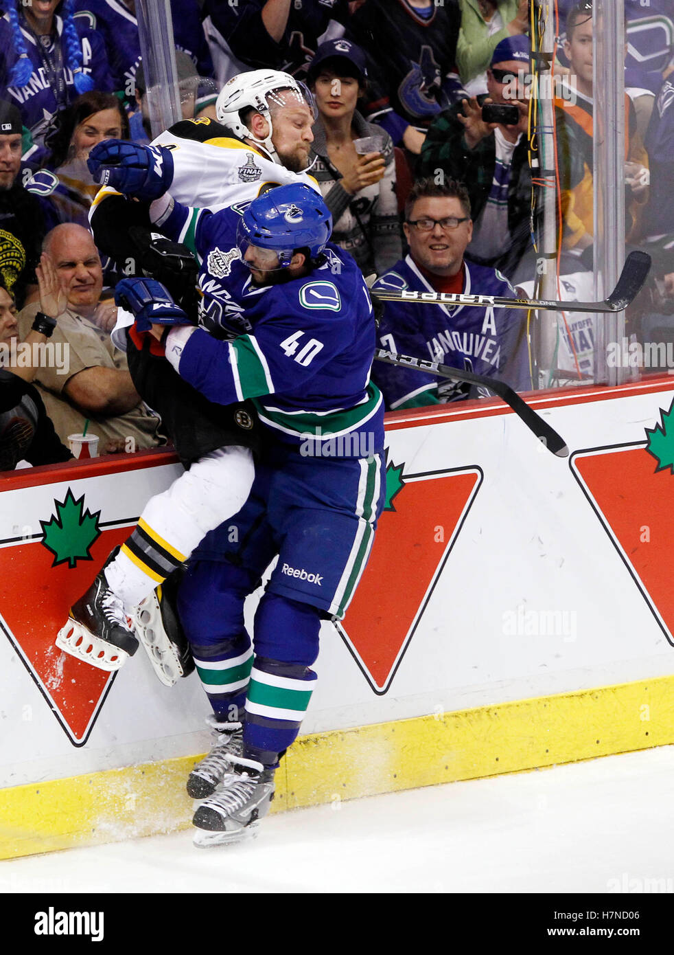 June 4, 2011; Vancouver, BC, CANADA; Vancouver Canucks right wing Maxim ...