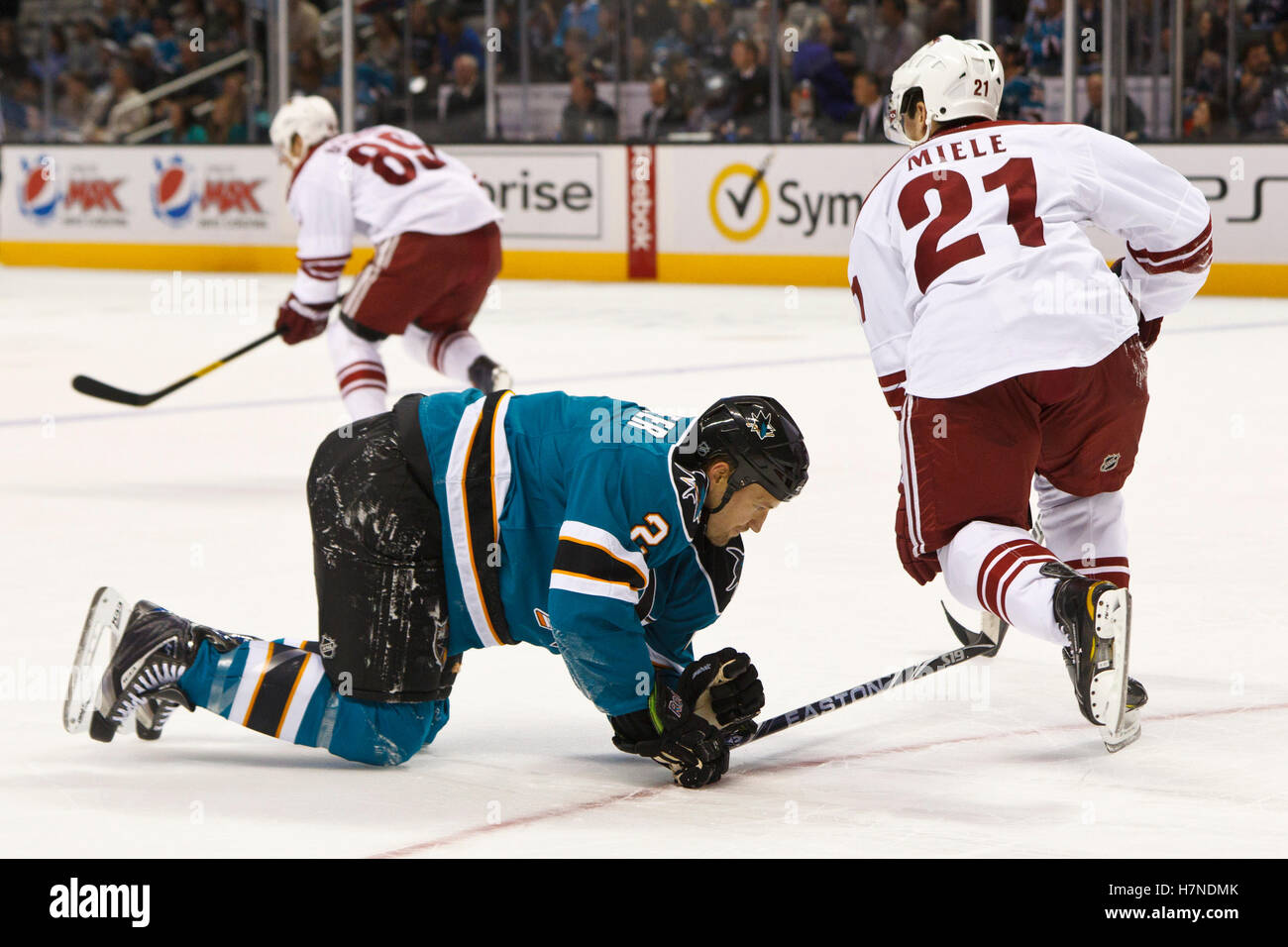 September 24, 2011; San Jose, CA, USA; San Jose Sharks defenseman Jim ...