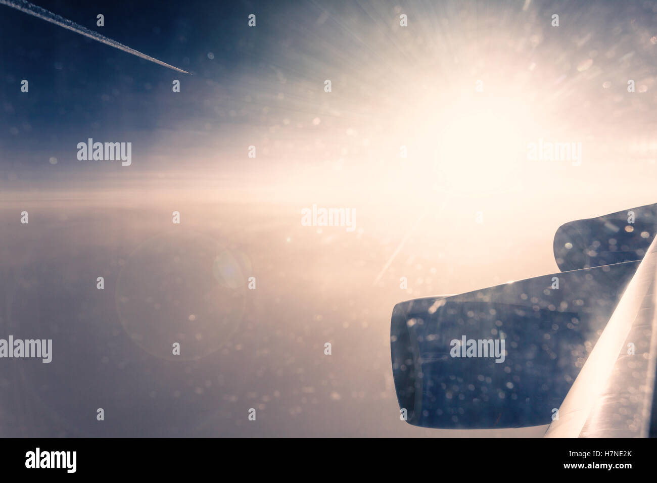 Airplane window view hi-res stock photography and images - Alamy