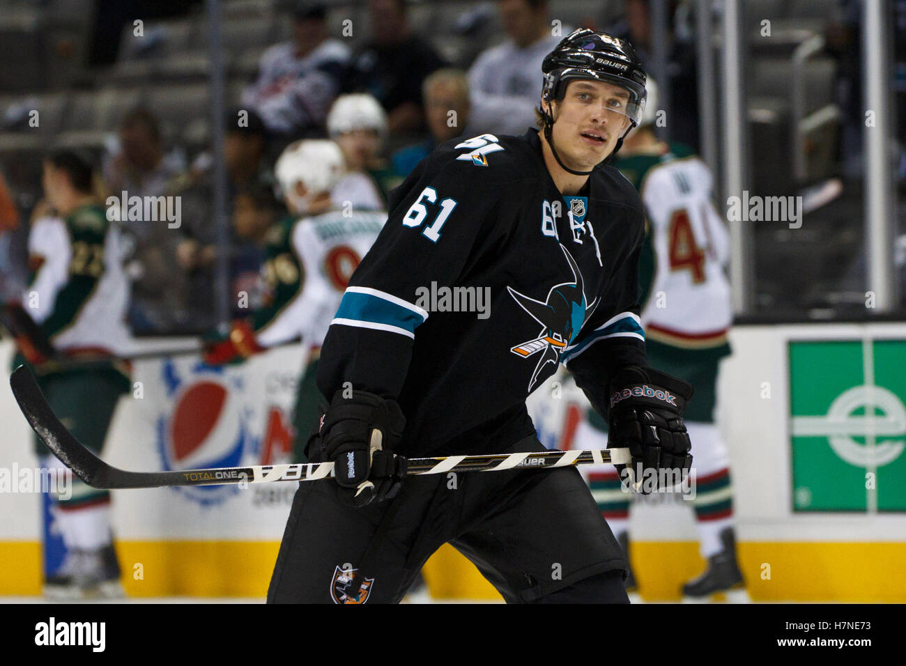 Nov 10, 2011; San Jose, CA, USA; San Jose Sharks defenseman Justin ...