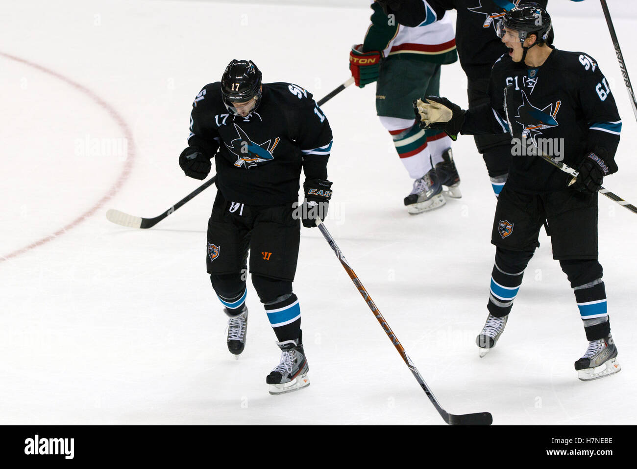 Nov 10, 2011; San Jose, CA, USA; San Jose Sharks left wing Torrey ...