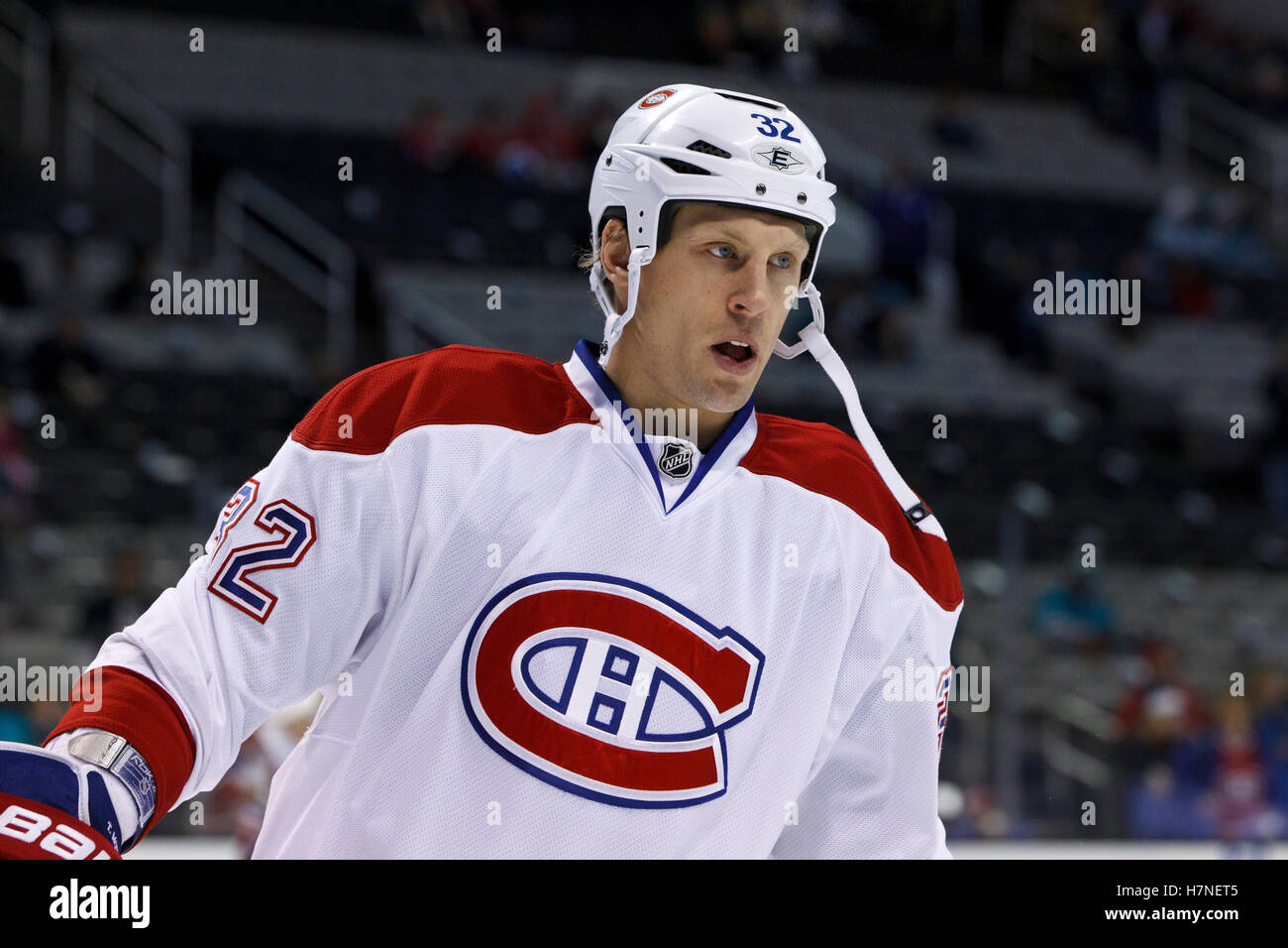 Dec 1, 2011; San Jose, CA, USA; Montreal Canadiens left wing Travis ...