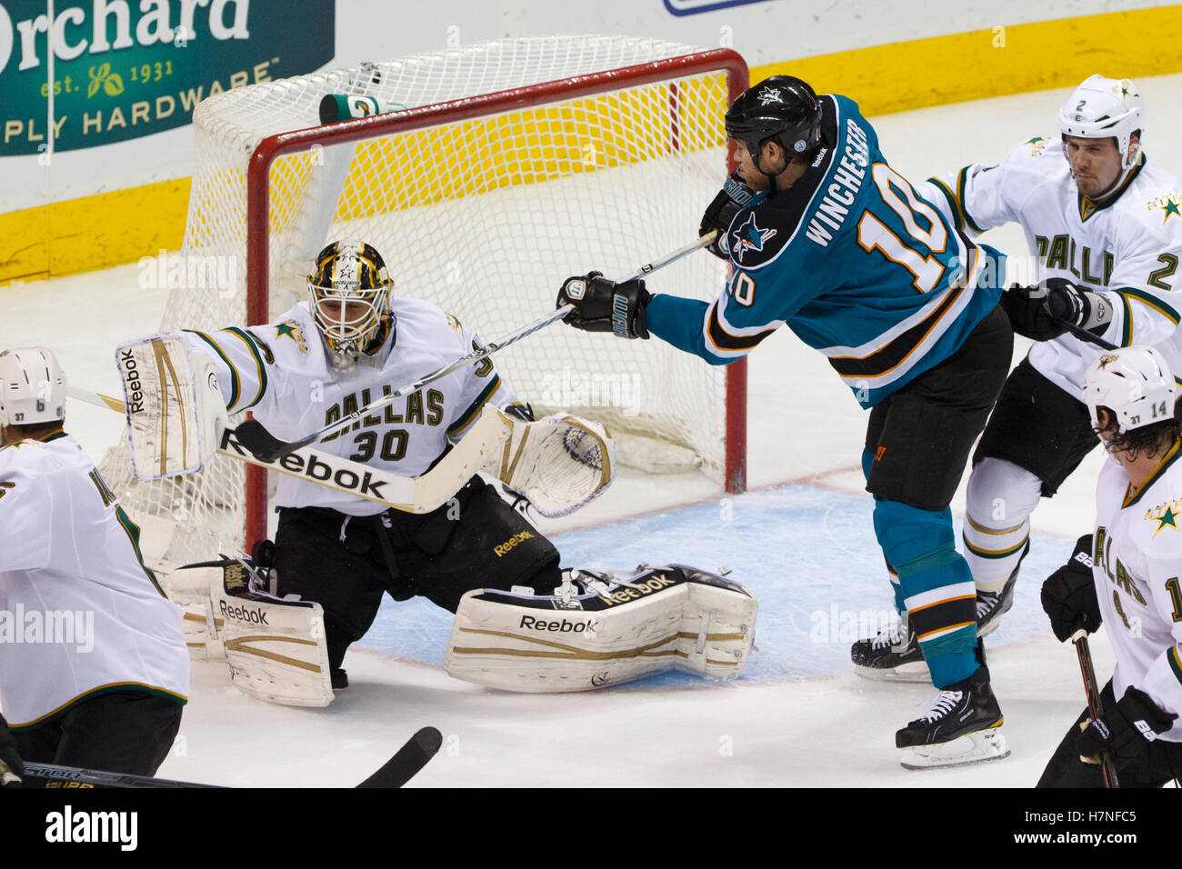 Dec 8, 2011; San Jose, CA, USA; San Jose Sharks left wing Torrey ...