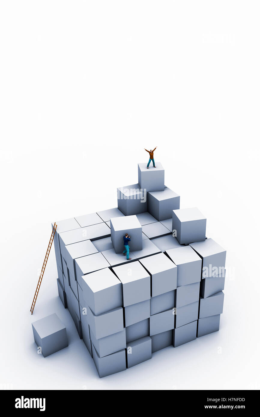 Building perfect cube hi-res stock photography and images - Alamy